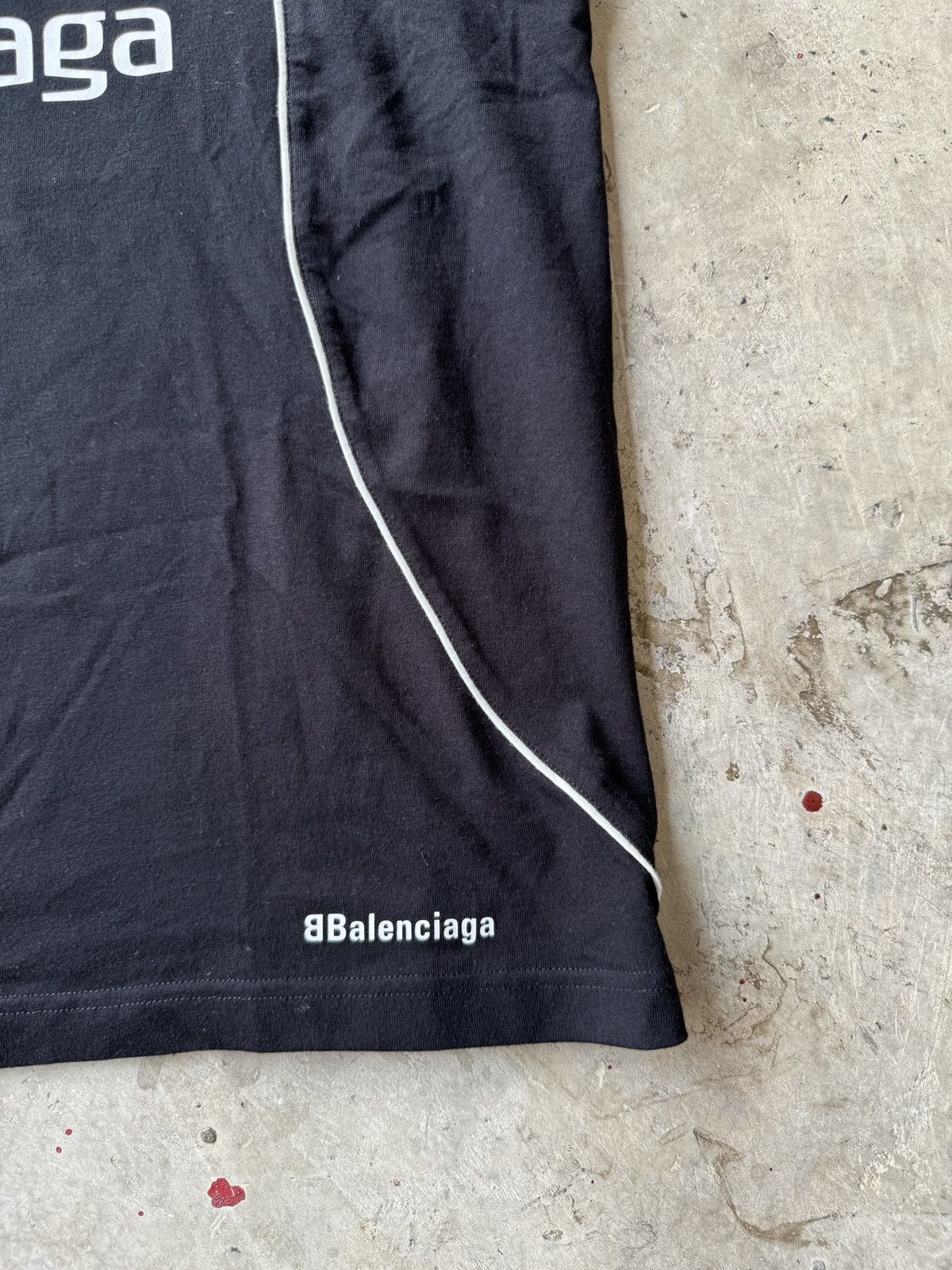 Balenciaga DEMNA BALENCIAGA PARIS SOCCER TEE OVERSIZED 1 | Grailed