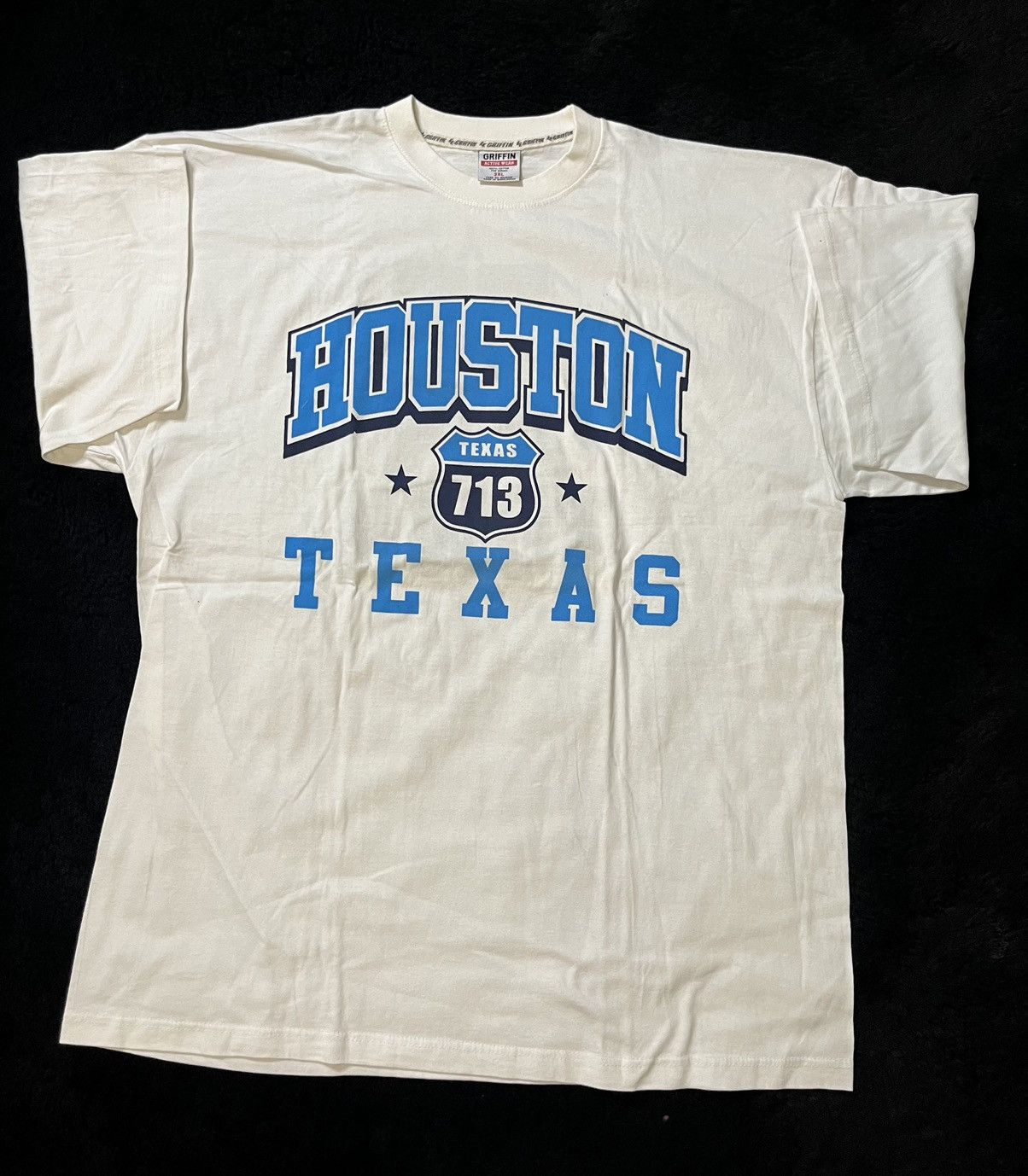 Streetwear Vintage Houston Texas 713 T -Shirt | Grailed