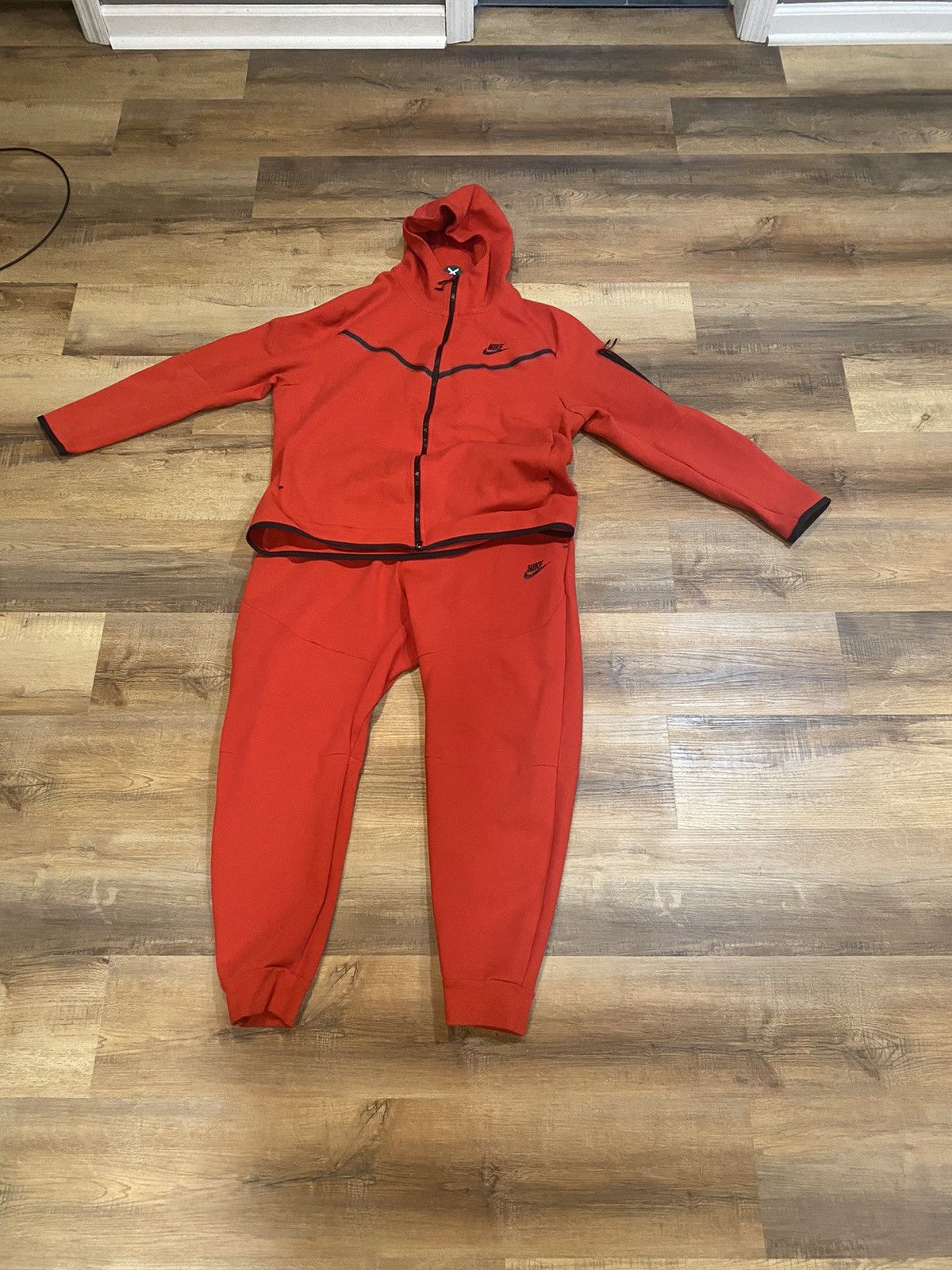 Nike Full Nike Tech Set Red | Grailed