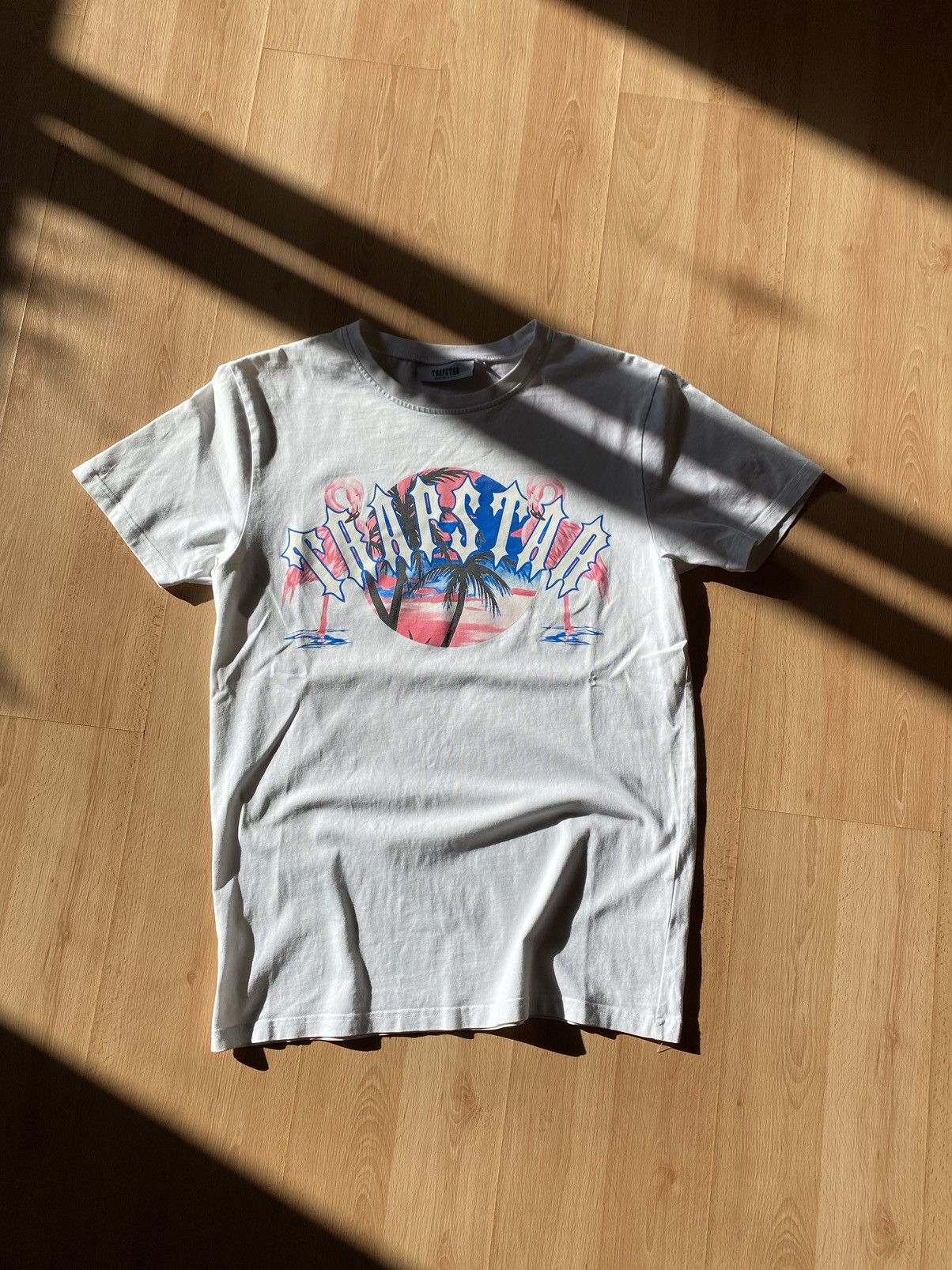 Trapstar London tee trapstar big logo flamingo | Grailed