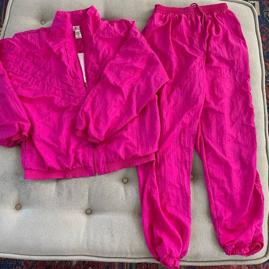 Vintage Vintage 80s 90s Bocoo Hot Pink Track Suit Nylon Windbreaker ...