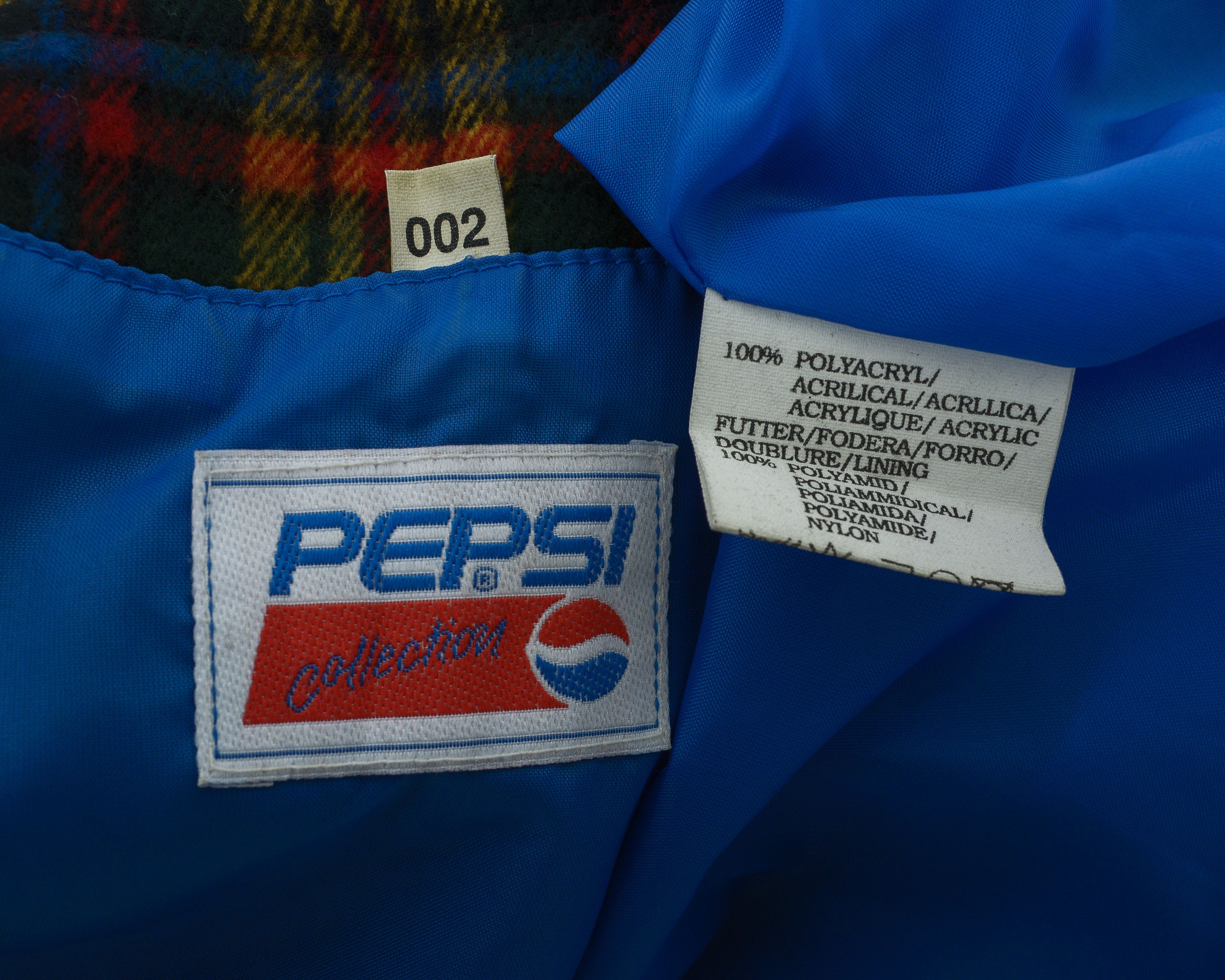 Vintage PEPSI Vintage Waistcoat Vest GILET Check Bodywarmer | Grailed