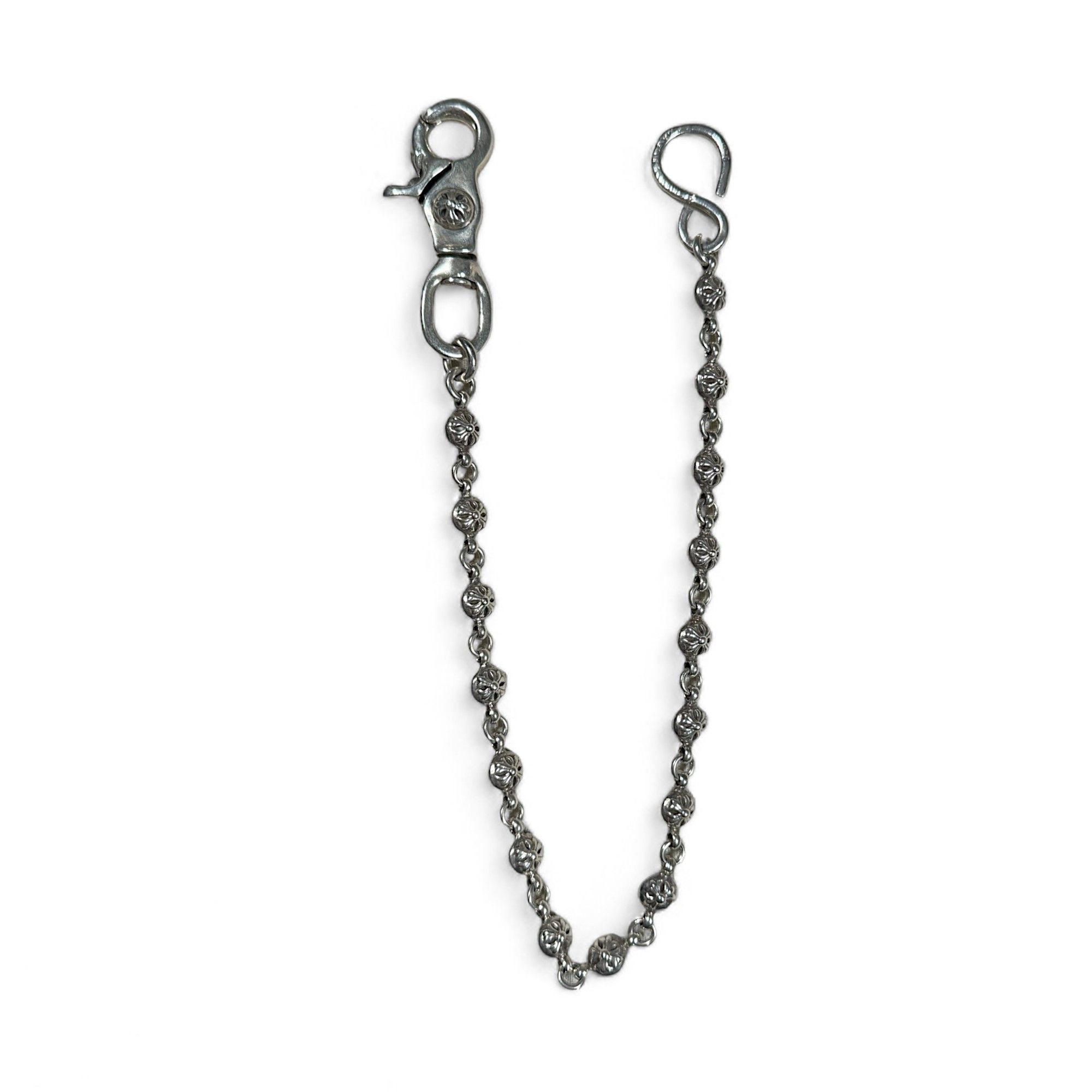 Chrome Hearts Cross Ball Wallet Chain .925 Silver | Grailed
