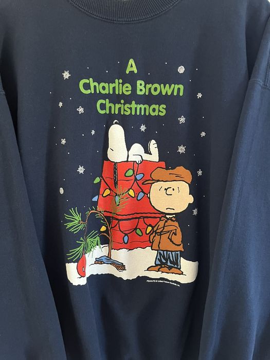 Vintage VINTAGE 00’S PEANUTS “A CHARLIE BROWN CHRISTMAS” SWEATSHIRT | Grailed