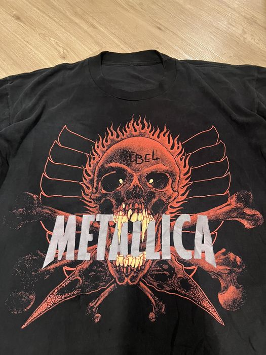 Vintage Vintage metallica reload shirt Pushead 90s | Grailed