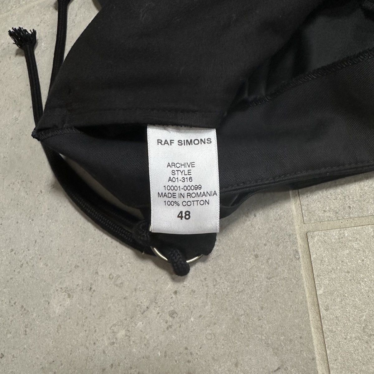 Raf Simons Archive Redux SS03 Consumed Parachute Bondage Cargo Pants ...
