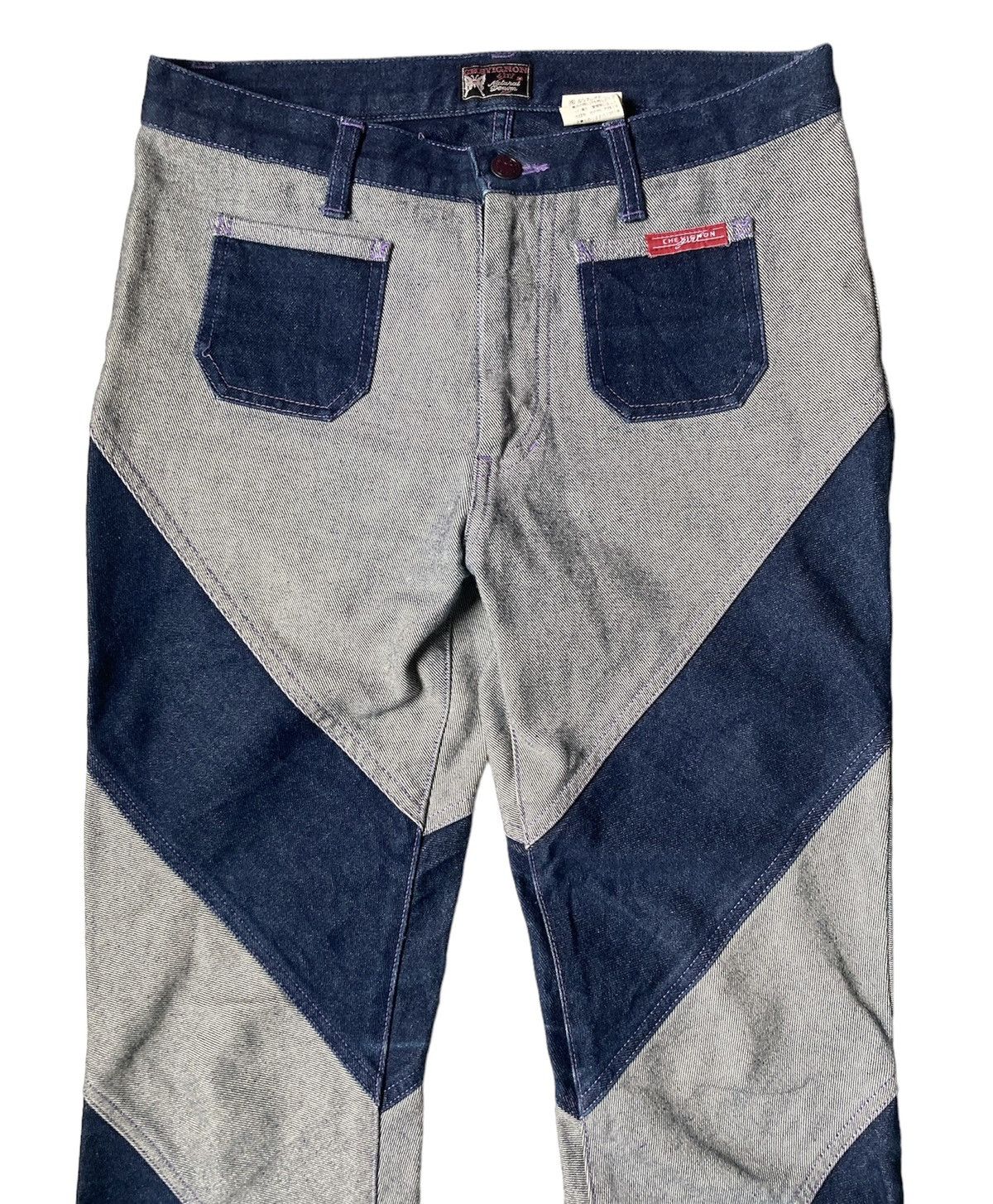 Vintage Chevignon Patches Pocket Hagi Style Flare Jeans | Grailed