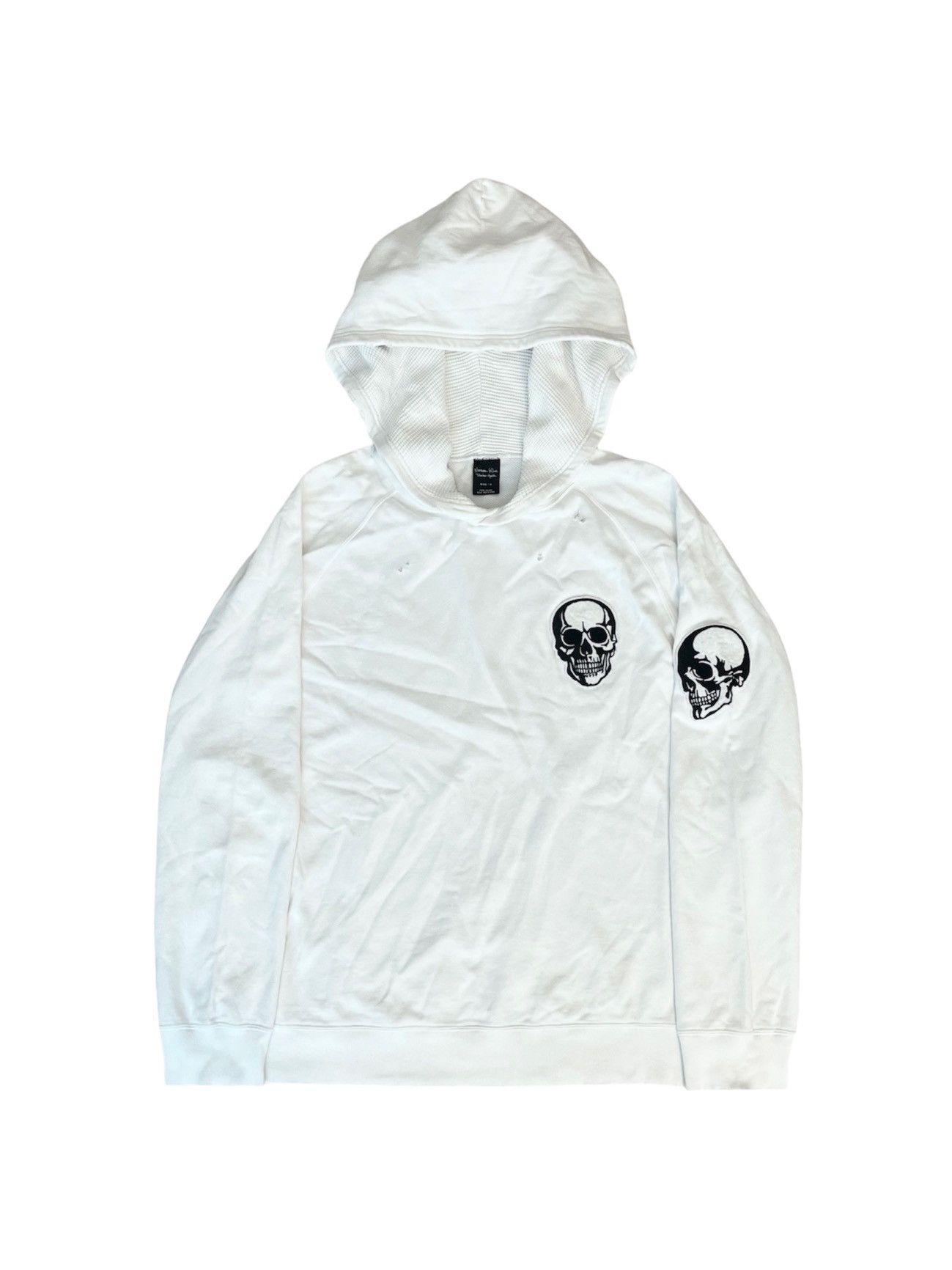 Number (N)ine aw04 Double Skull Pullover Hoodie White | Grailed