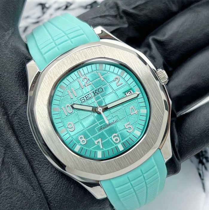 Seiko Seiko Mod Aquanaut Tiffany Dial Nautilus 41mm Luxury Watch | Grailed