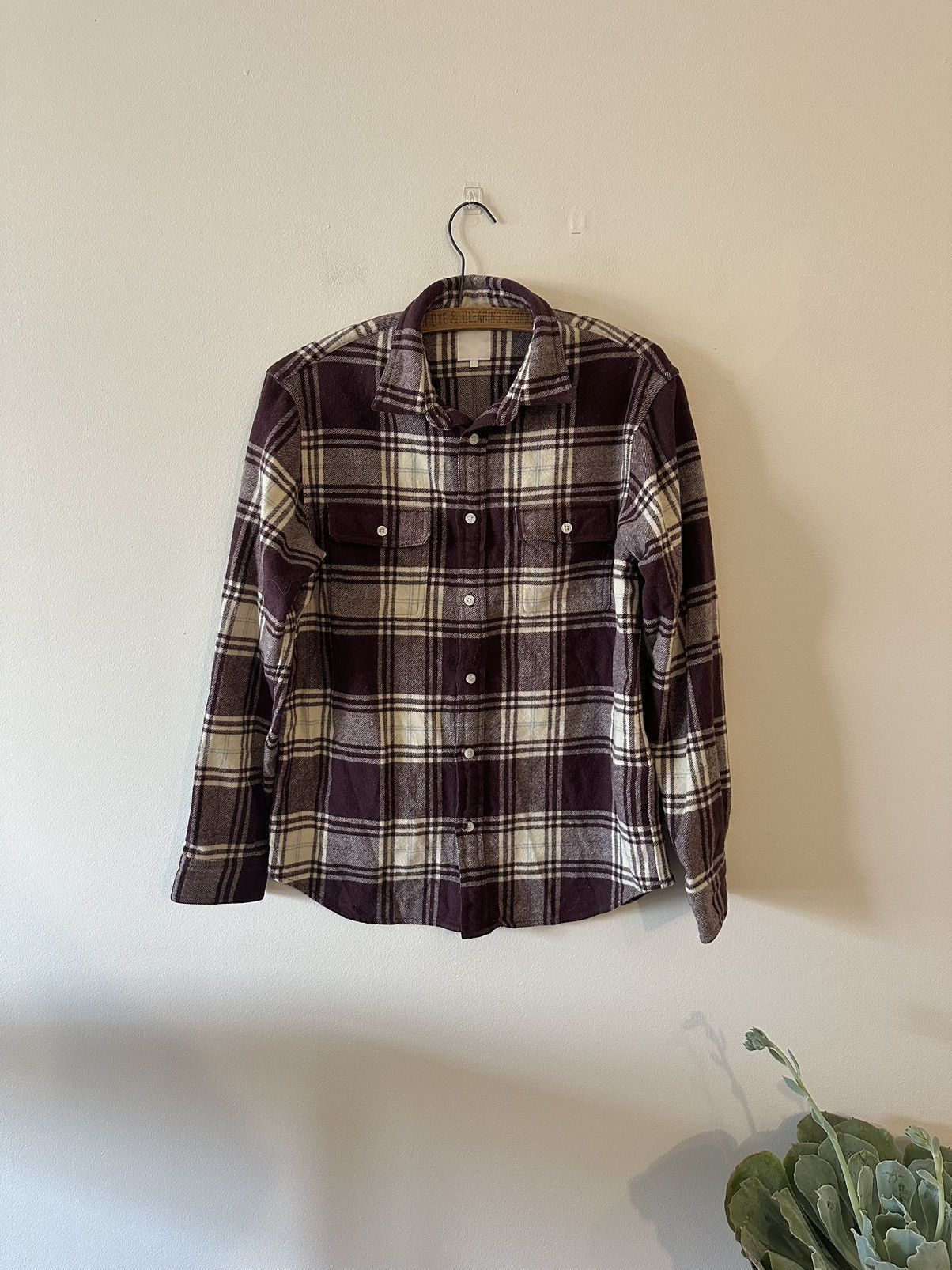 The North Face The North Face White Label Japanese Wool Purple Plaid ...