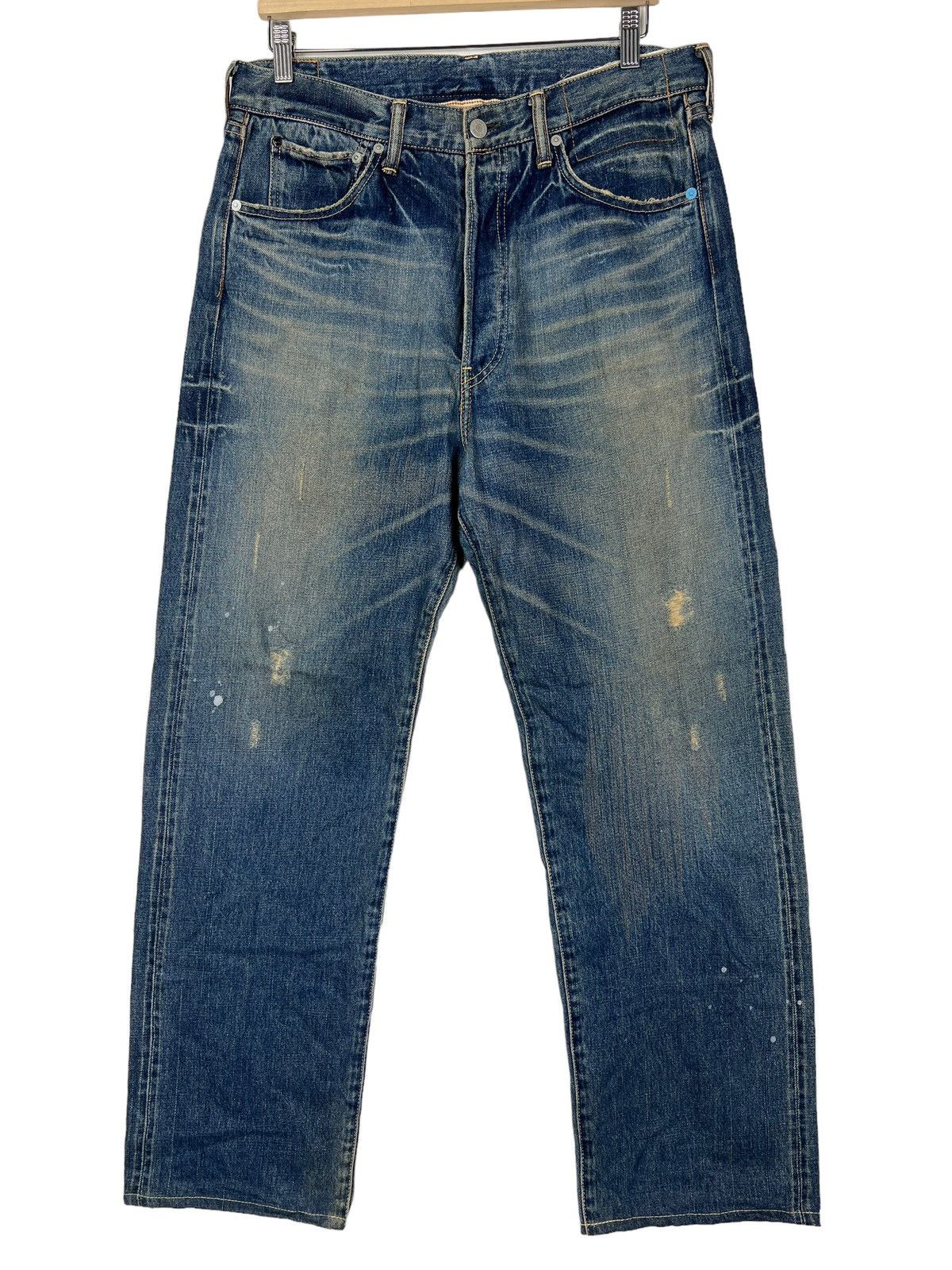 Visvim 🔥 VISVIM CUBISM FLUXUS DENIM MADE IN JAPAN LENGHT 43 INCHES | Grailed