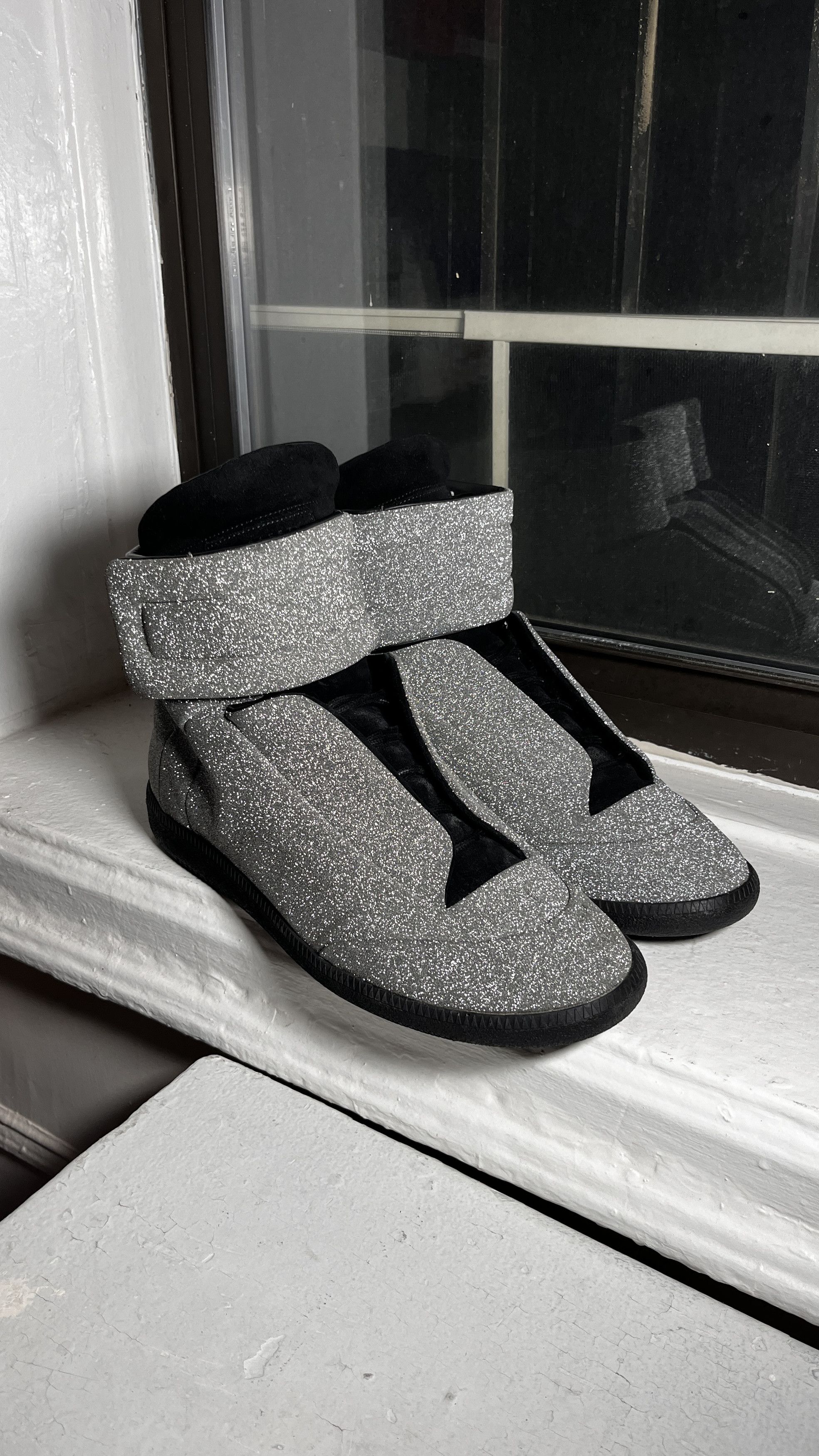 Maison Margiela Maison Margiela Future Hi Grey Glitter | Grailed