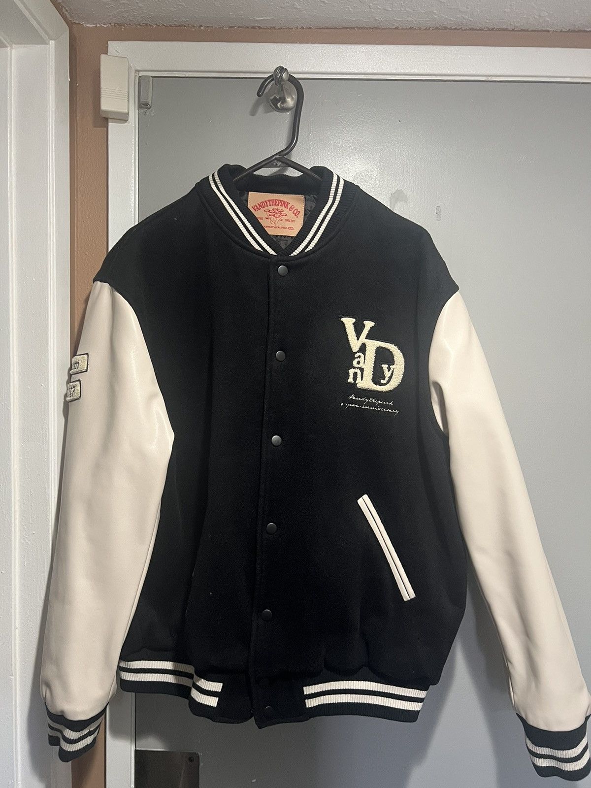 Vandy The Pink Vandy The Pink 4 Year Anniversary Varsity Jacket | Grailed