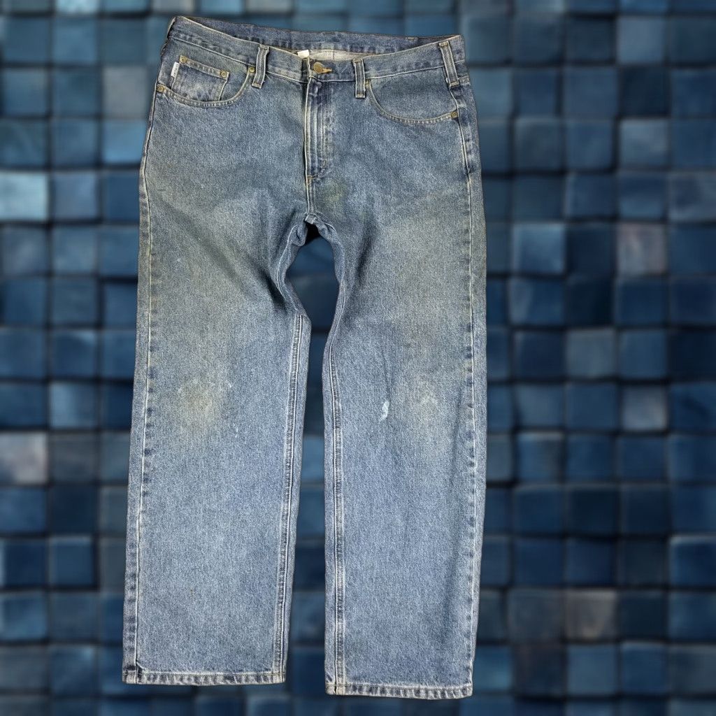 Carhartt VINTAGE Carhartt Jeans Workwear Men's 38x30 Relaxed Fit Denim ...