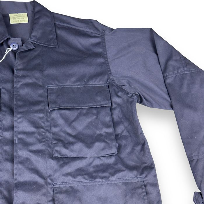 Vintage Vintage BDU Coat Navy Blue Deadstock Military Surplus CORP ...