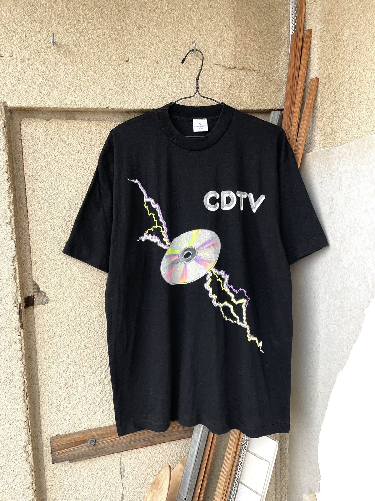 Art × Streetwear × Vintage Vintage 90s CDTV From Commodore Lightning T ...