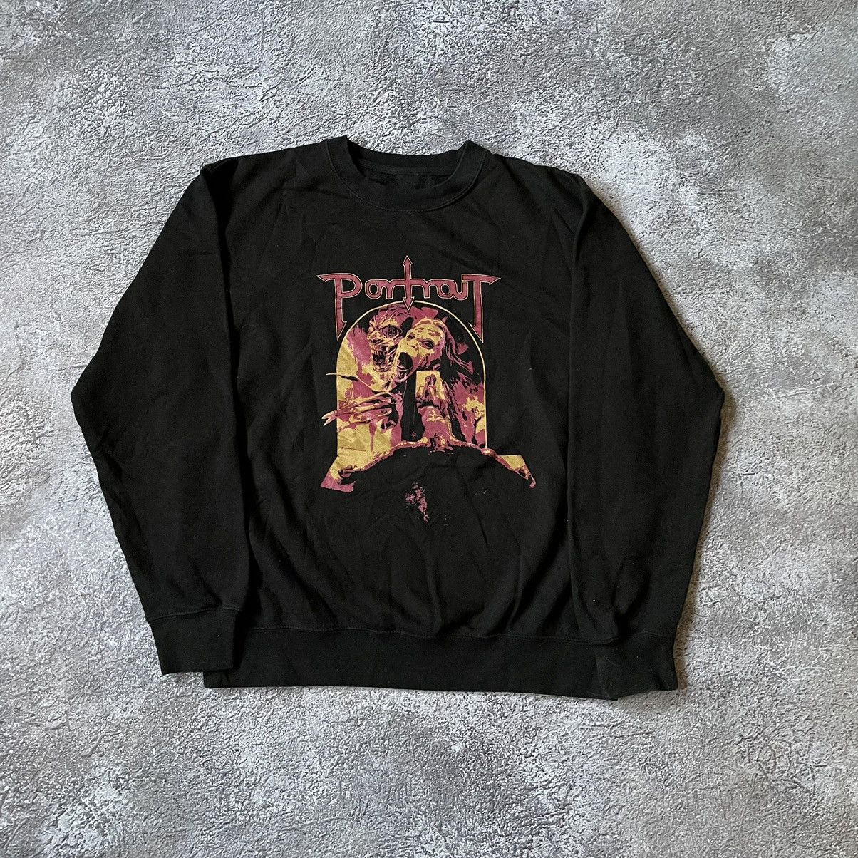 Vintage Vintage Y2K DEVIL PUNK GOTH CREEPY ABSTRACT ANGRY HORROR TEE ...