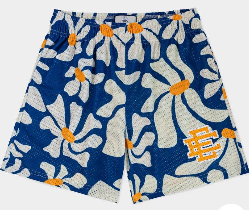 Eric Emanuel Eric Emmanuel Blue Floral Short Large New | Grailed