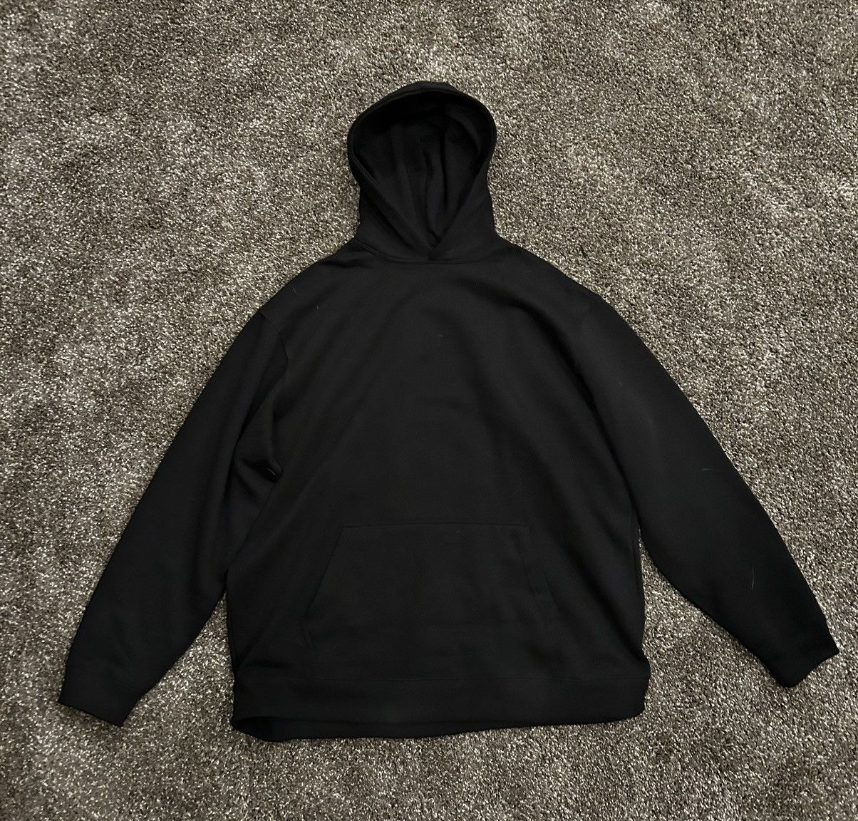 New York Yankees × Vintage Blank Stringless Black Hoodie With Yankees Logo | Grailed