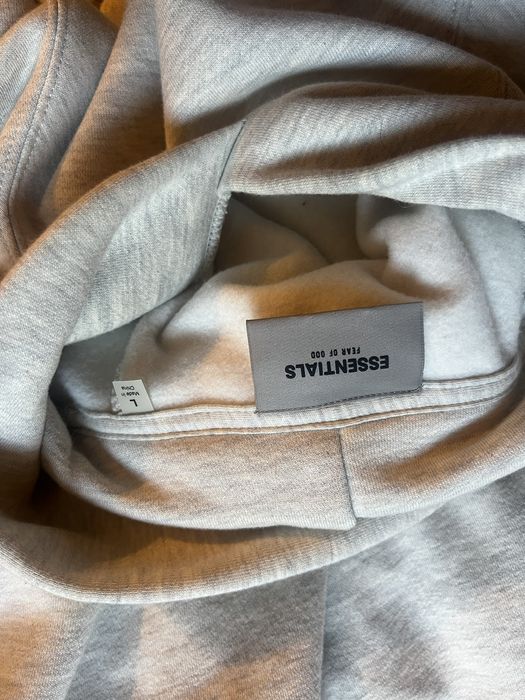 FOG FOG Essentials Hoodie Light Heather Oatmeal | Grailed