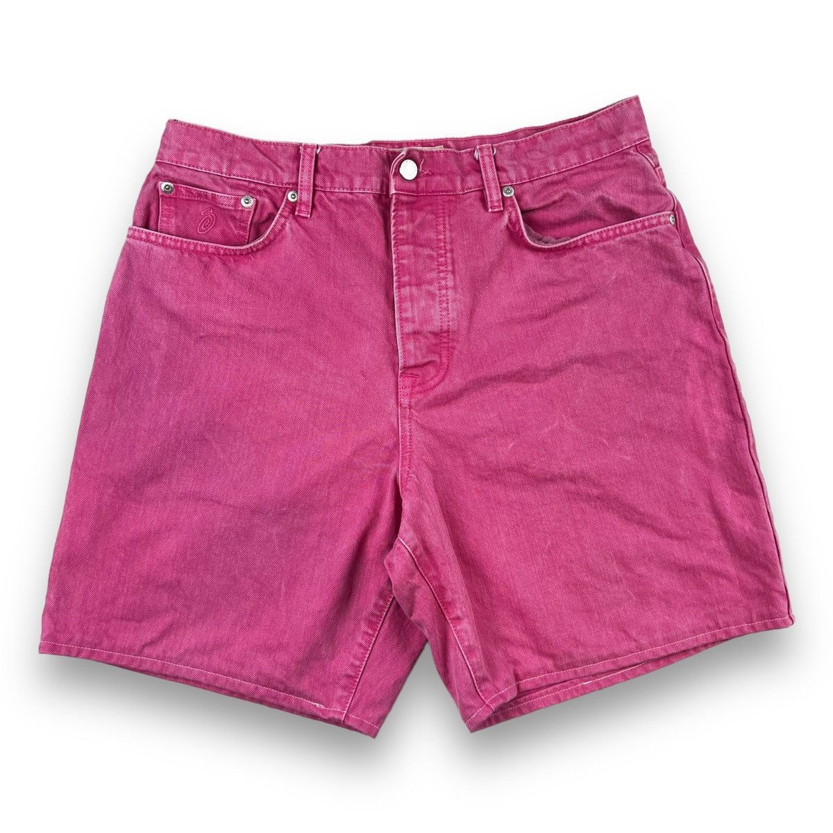 Stussy Pink Stussy Jorts Shorts | Grailed