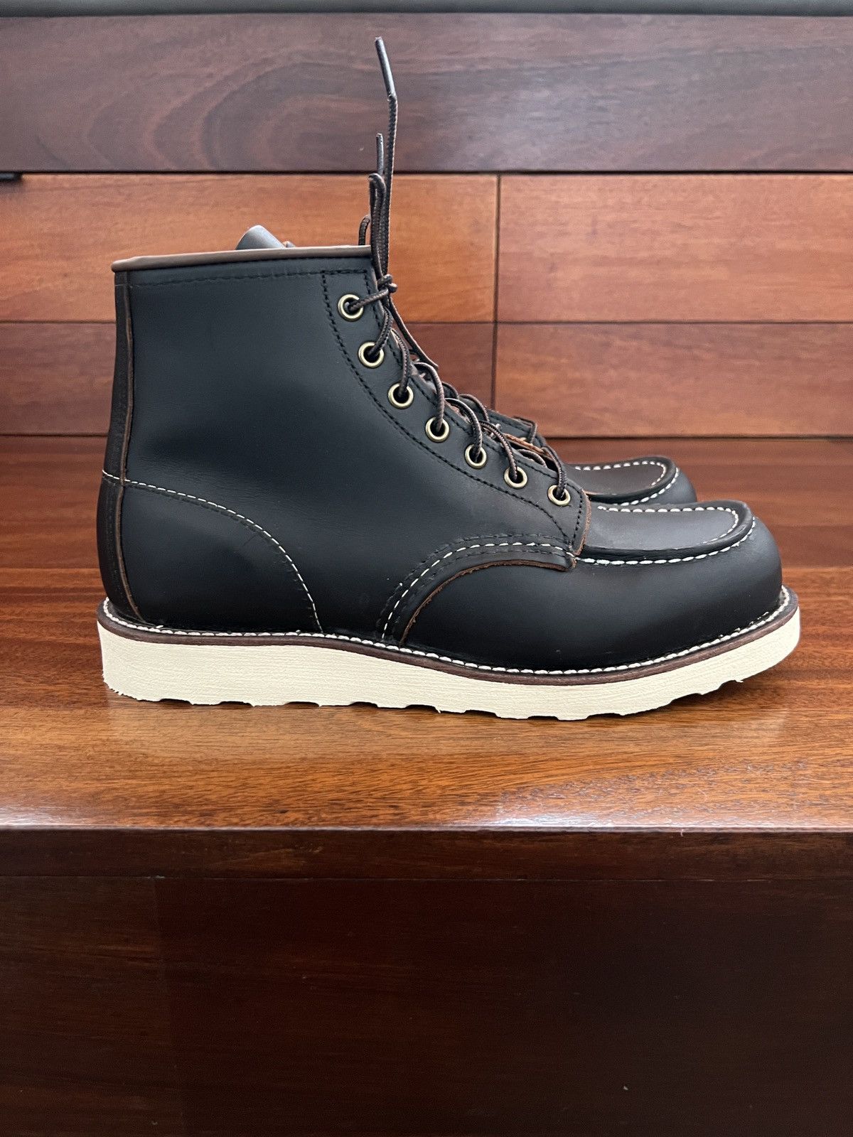 Red Wing Red Wing Heritage 8849 6" Moc Toe Black Prairie | Grailed