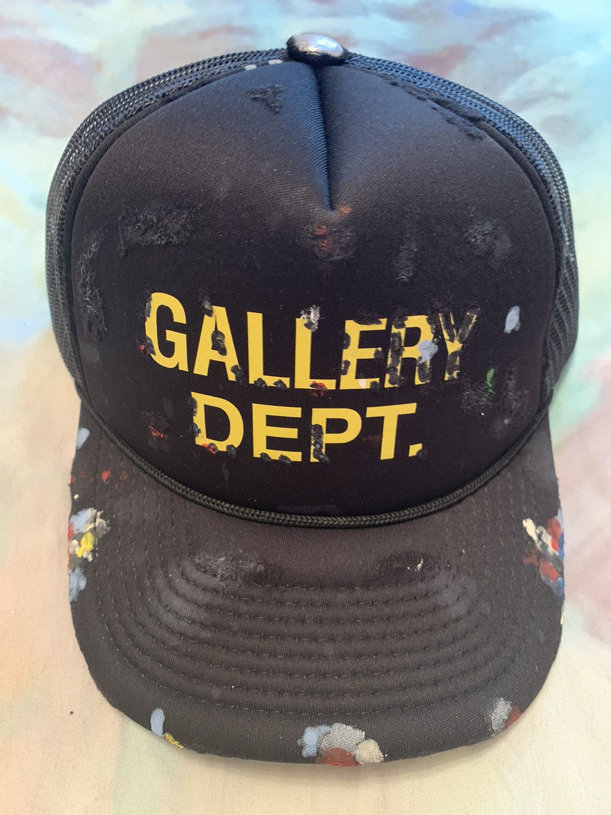 Gallery Dept. Gallery Dept. Paint Distressed Logo Cap Hat | Grailed