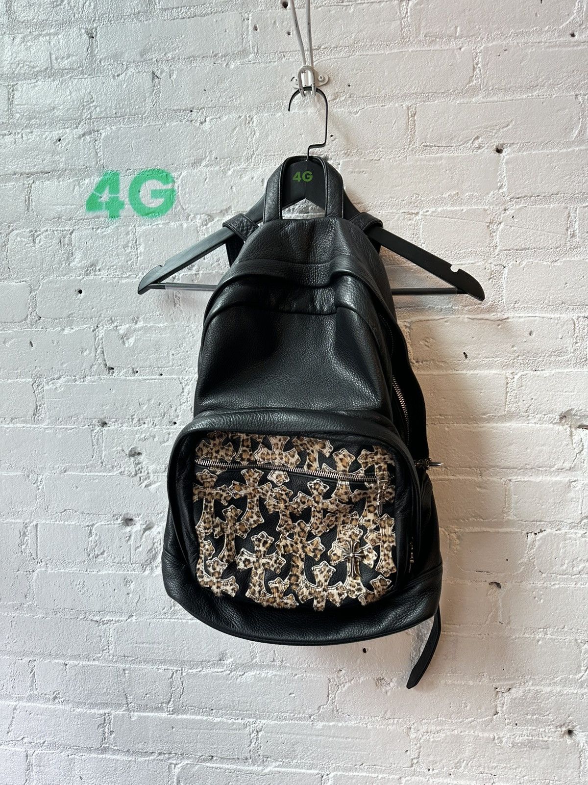 Chrome Hearts CHROME HEARTS CHEETAH CROSS PATCH BACKPACK | Grailed