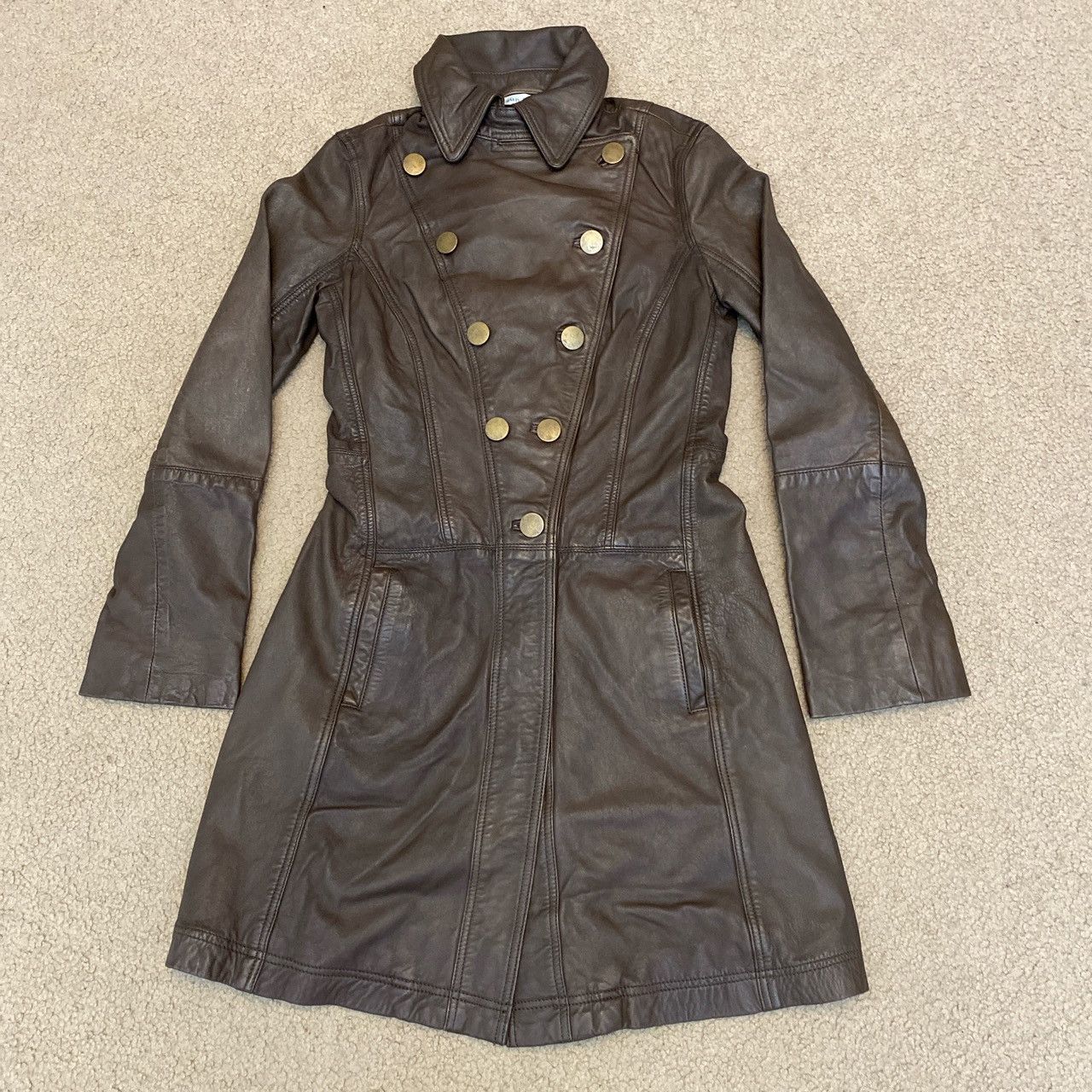 Genuine Leather Sundance Carmichael Sheep Leather Trench Coat | Grailed