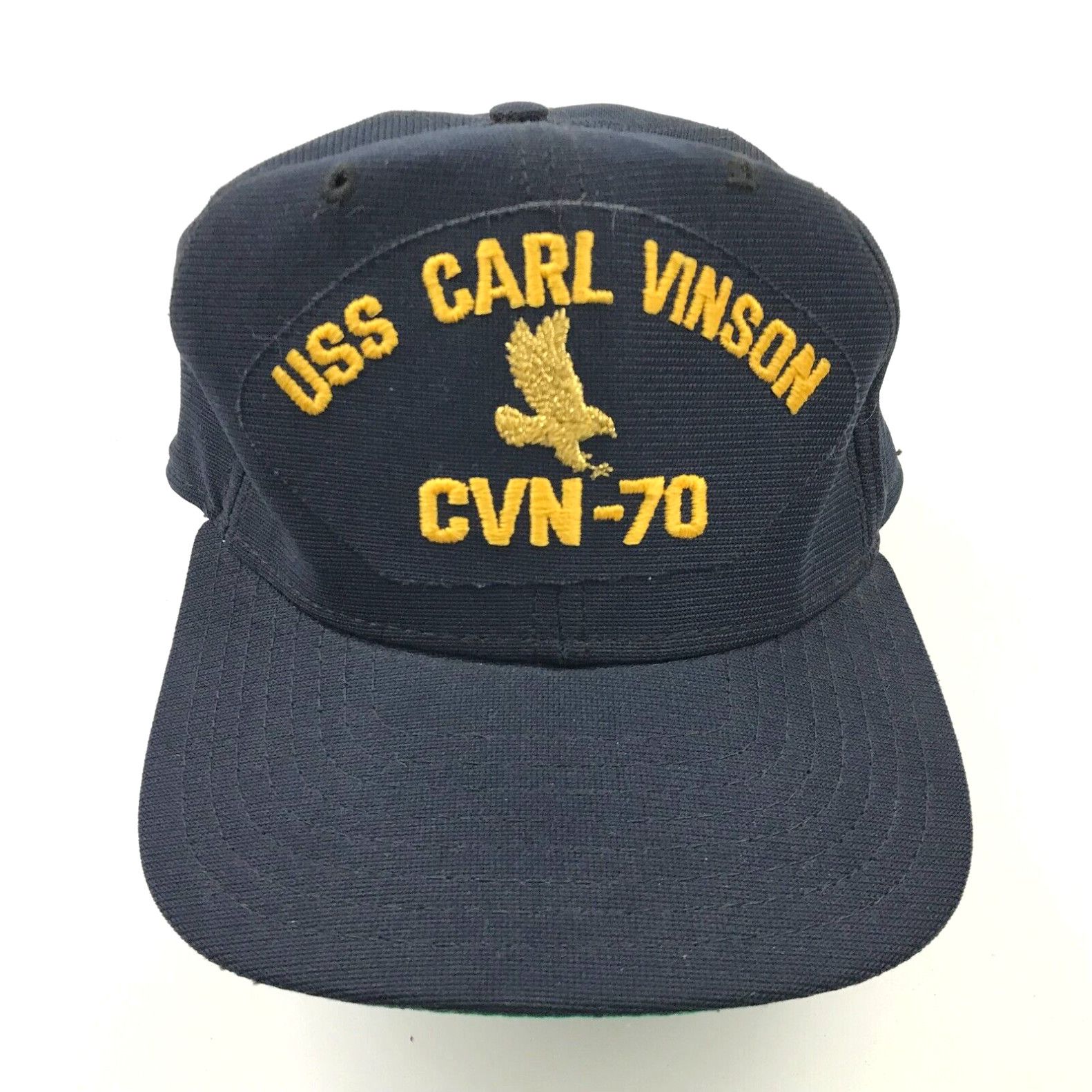 New Era NEW VINTAGE USS Carl Vinson Hat Cap Blue NAVY Nimitz Class ...