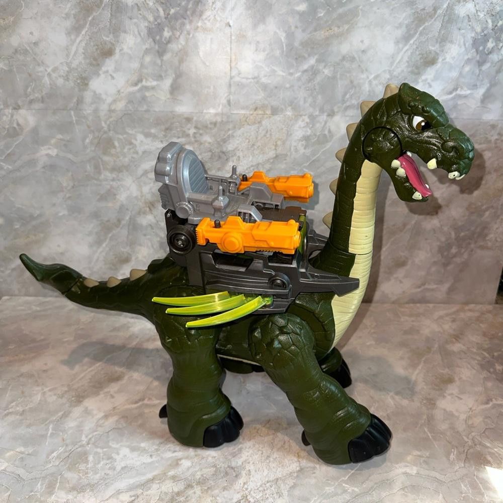 Designer Fisher Price Imaginext Mega Apatosaurus 15”Dinosaur Figure ...