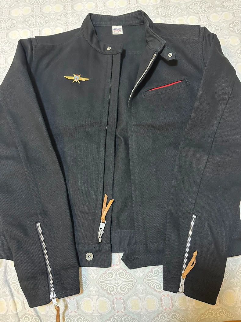 Iron Heart Iron Heart Zipper movable shoulder sleeve motorcycle style ...