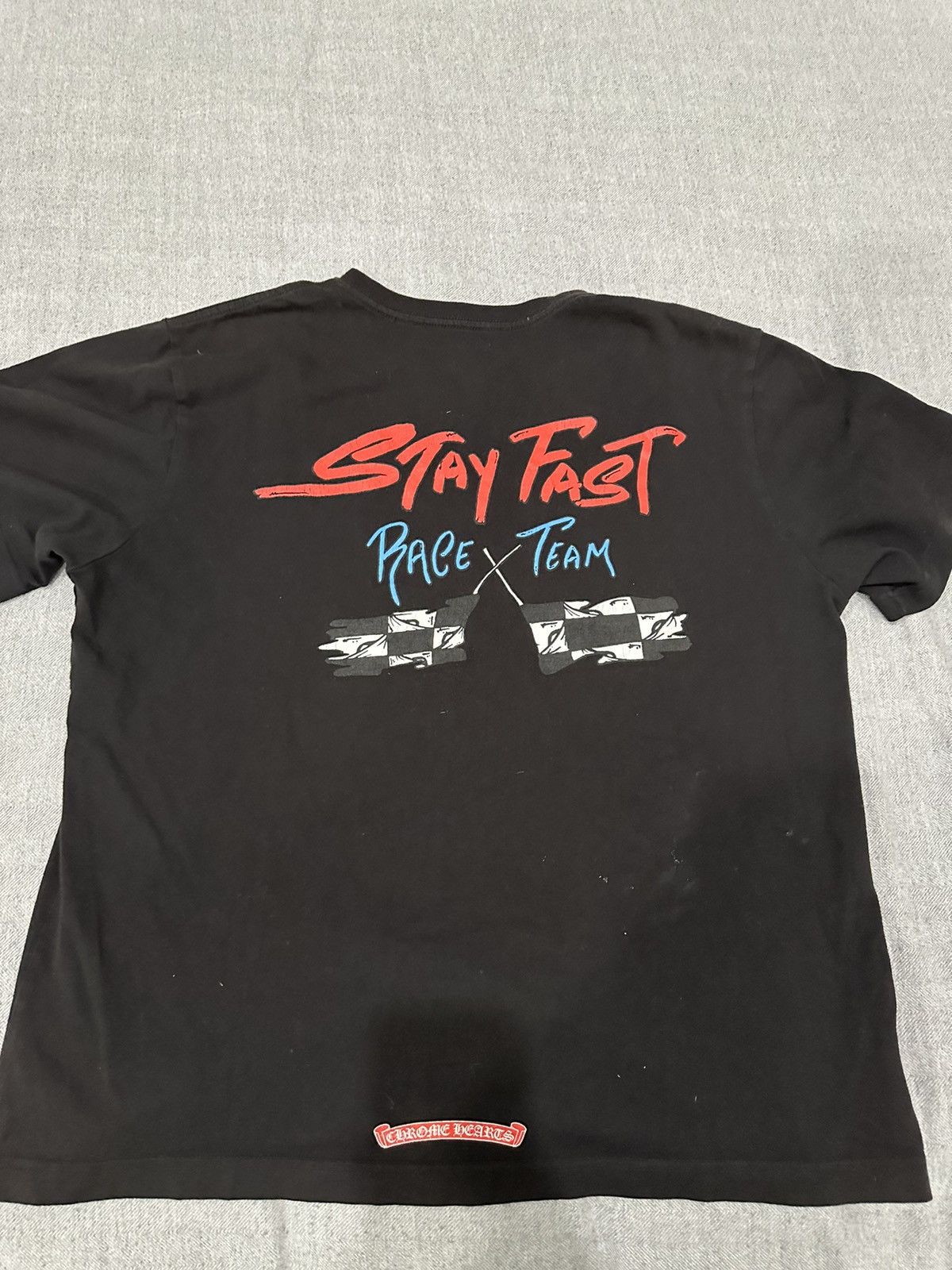 Chrome Hearts Chrome hearts Stay Fast Race Team tee | Grailed