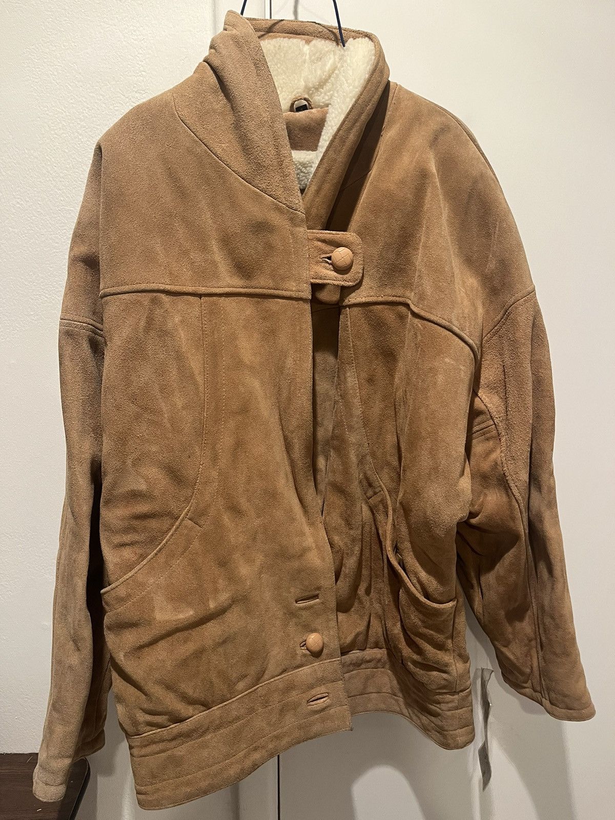 Japanese Brand × Niki Niki Korea cow split leather jacket soft New ...