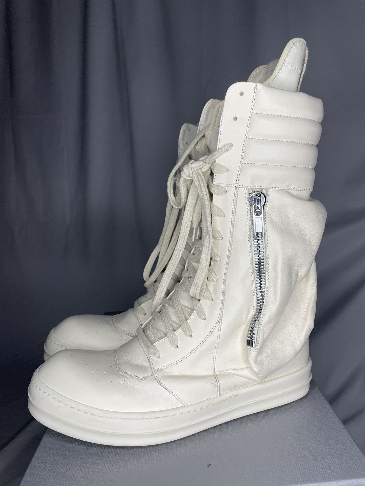 Rick Owens Rick Owens Leather Cargobasket | Grailed