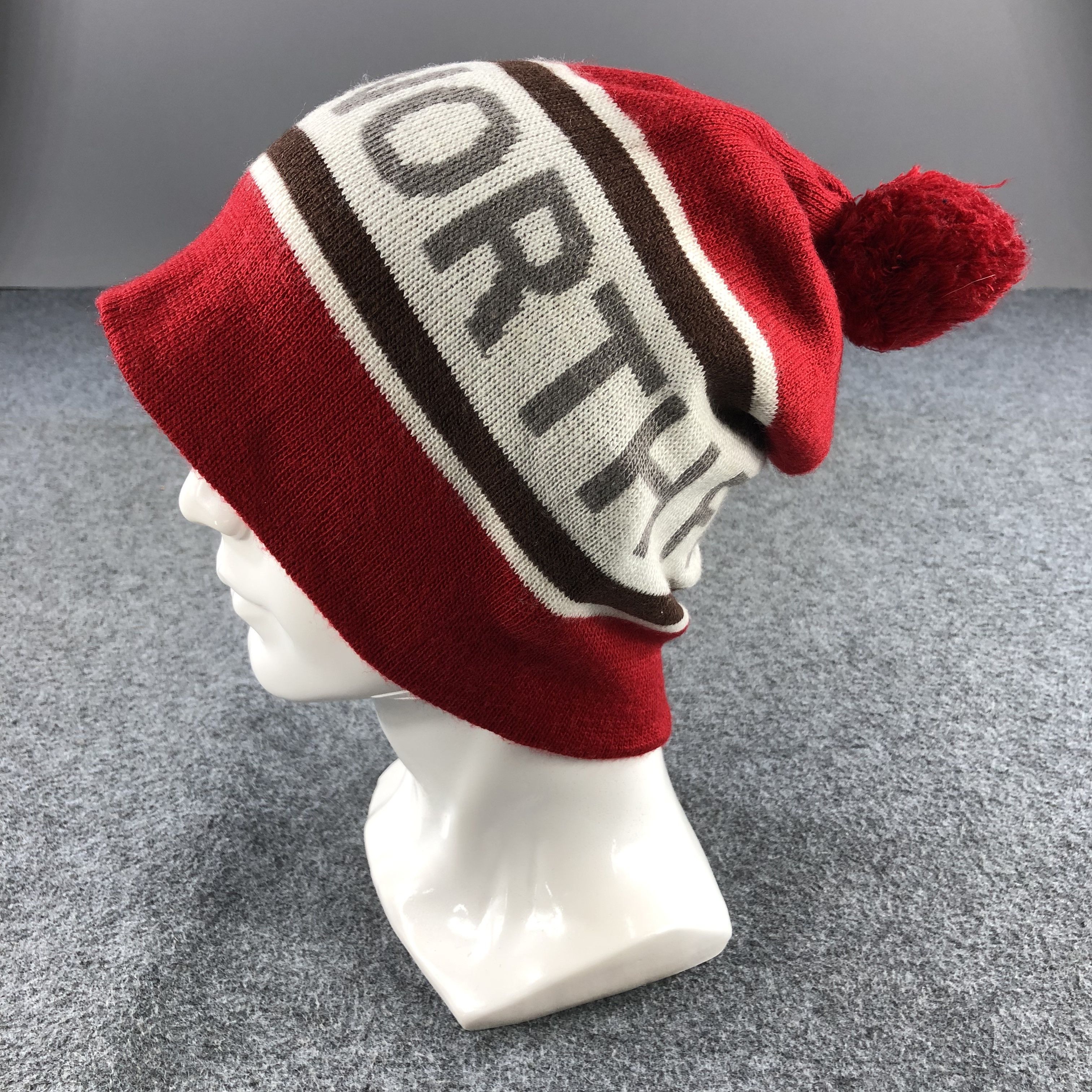 The North Face × Vintage The North Face Bobble Beanie Snowcap Snow Hat ...