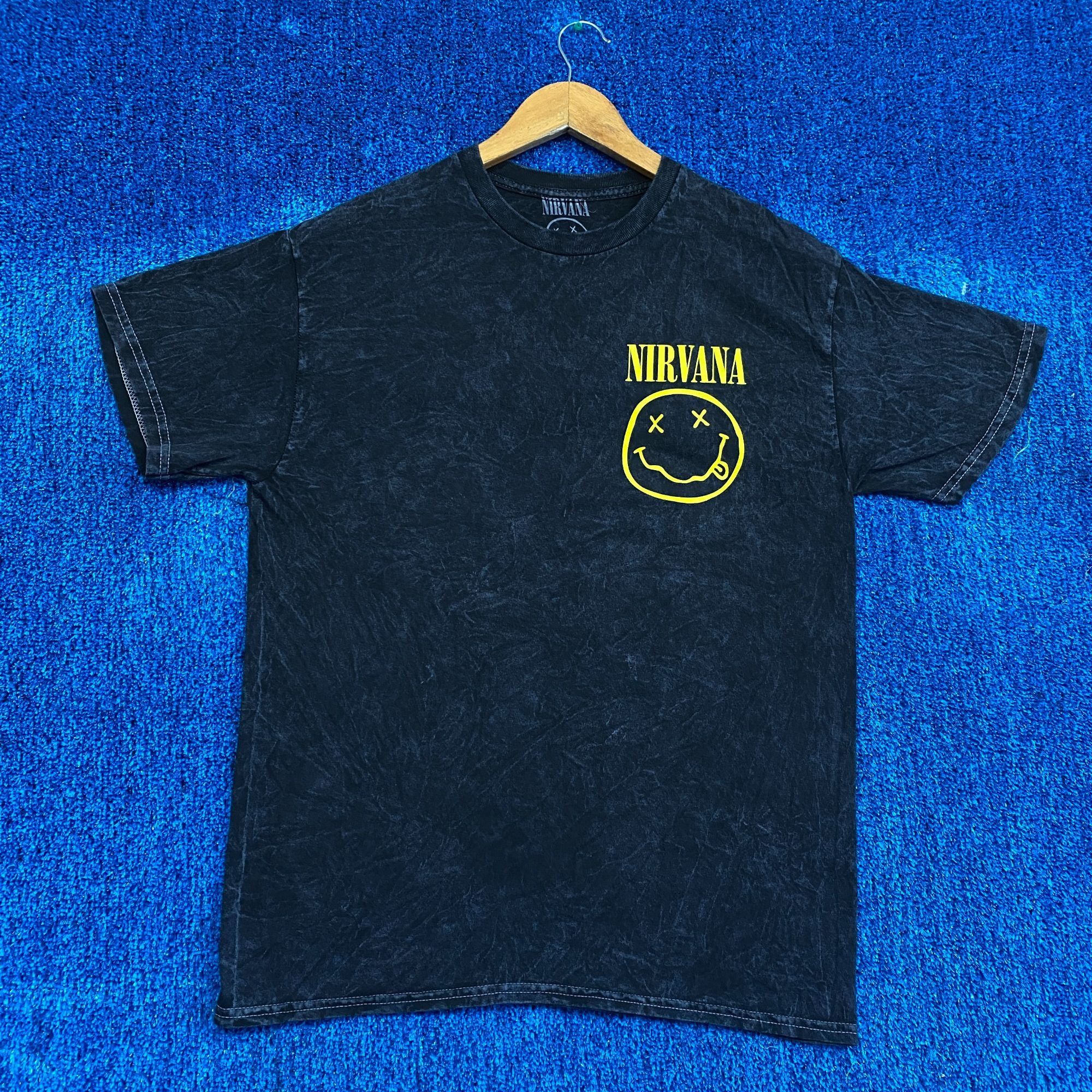 Nirvana Nirvana Nevermind Pocket Smiley Grunge Tee M | Grailed