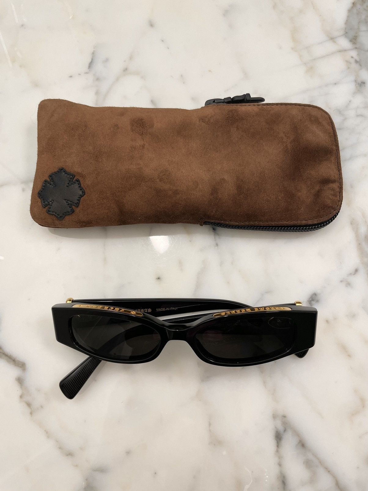 Chrome Hearts Chrome Hearts Lord’n Sunglasses RARE Lordn 18K Gold | Grailed