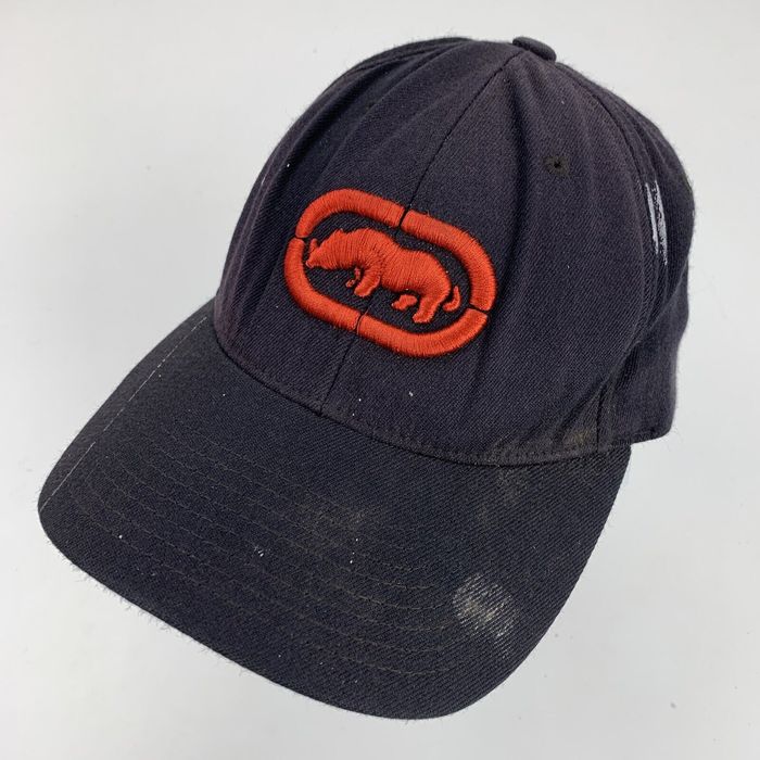 Ecko Unltd. Ecko Unltd Ball Cap Hat Fitted S/M Baseball Black red | Grailed