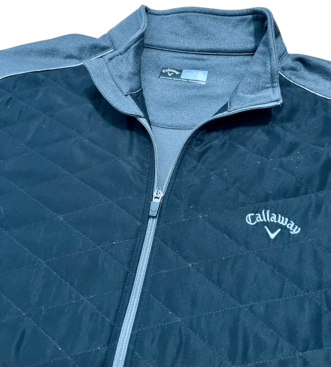 Callaway Callaway Golf Black & Gray Full Zip Lightweight Jacket | Grailed