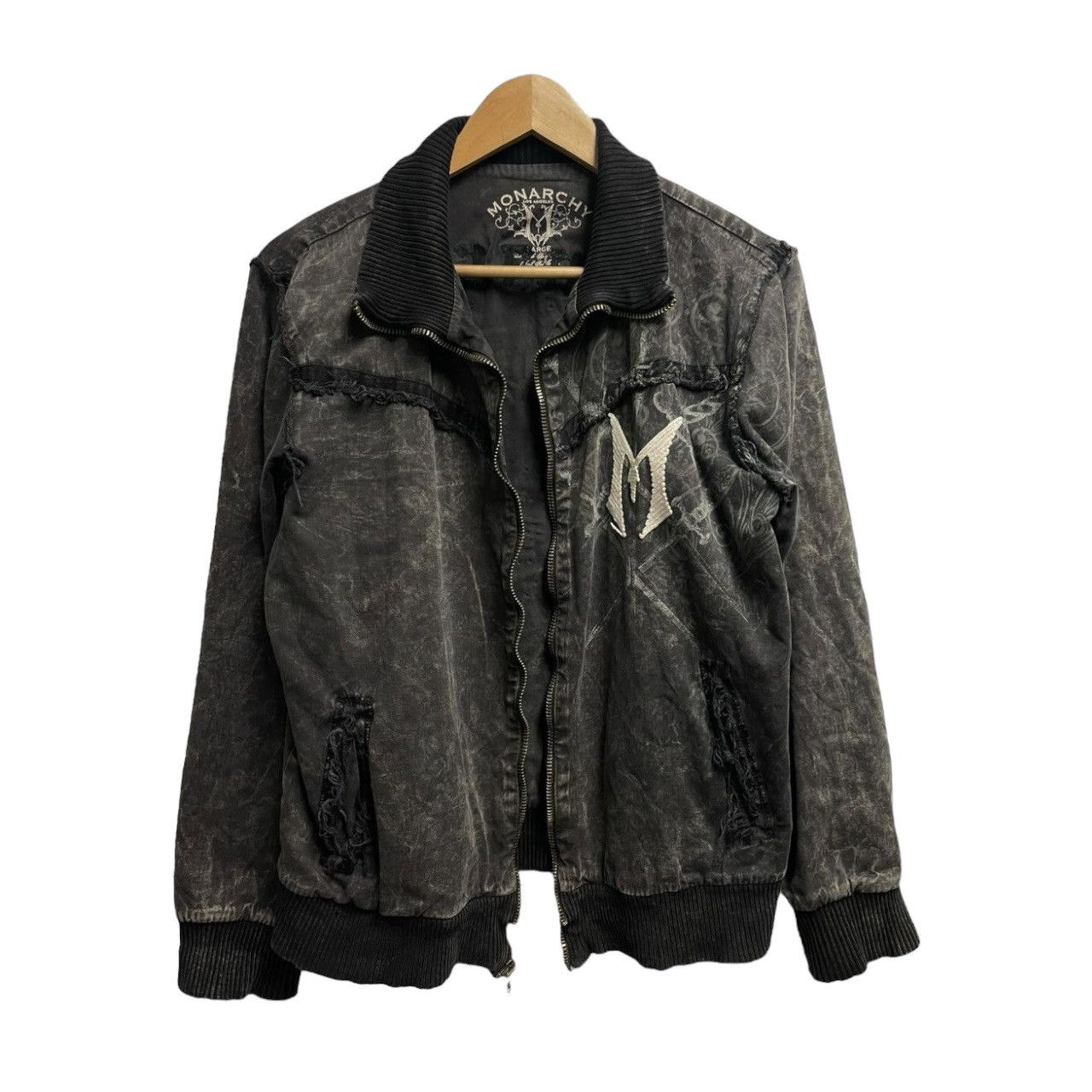 Vintage Monarchy distressed jacket | Grailed