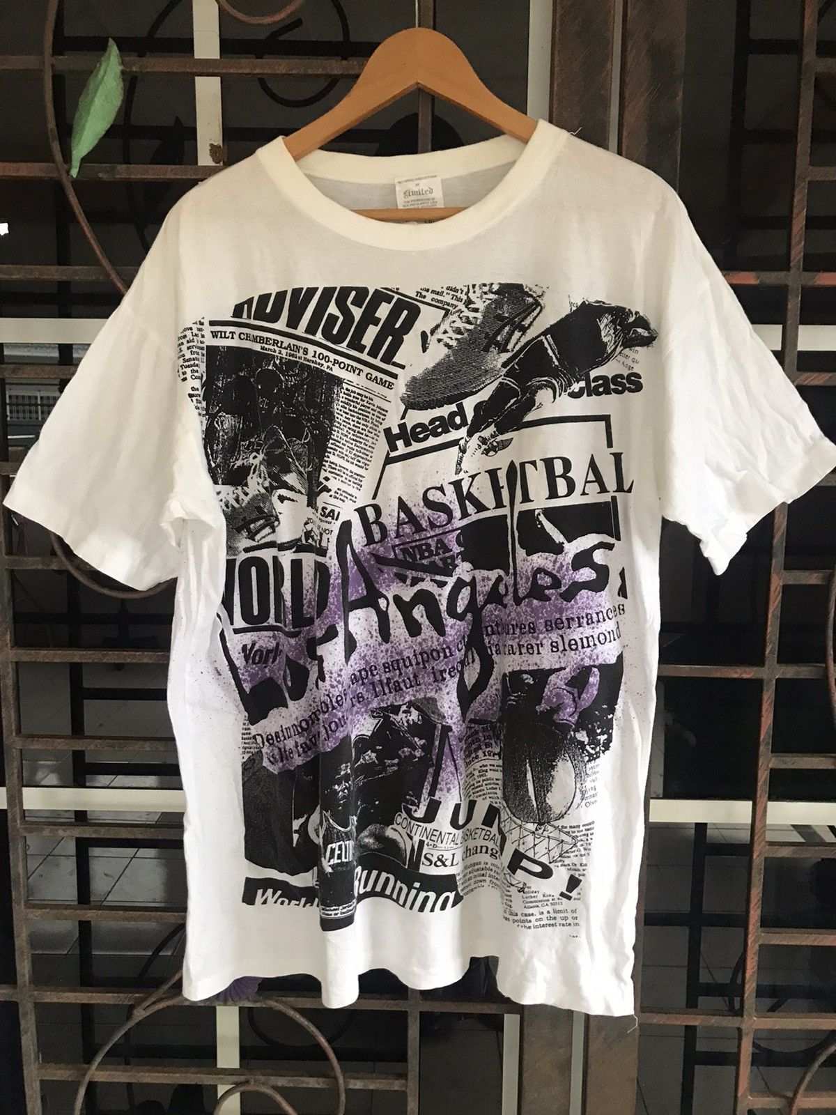 NBA × Vintage Vintage Michael Jordan Overprint t shirt | Grailed