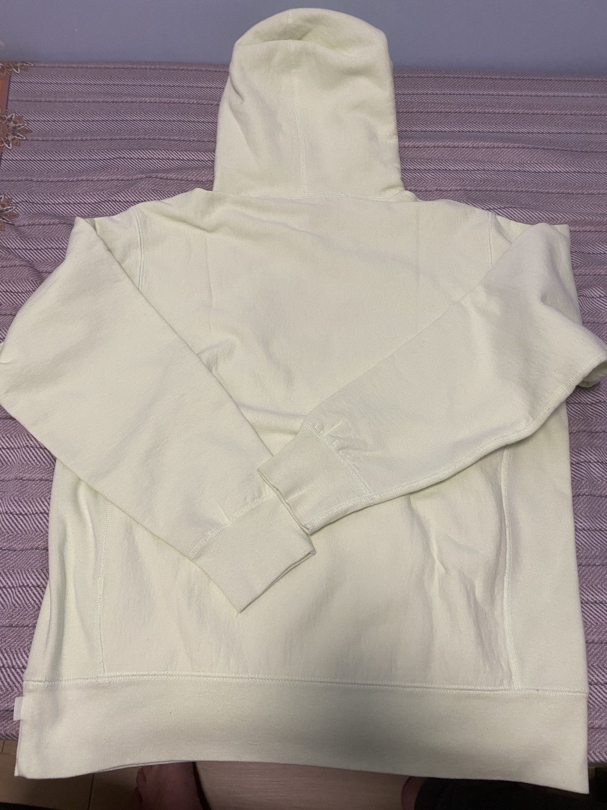 Supreme FW17 Lime Green Box Logo Hoodie | Grailed