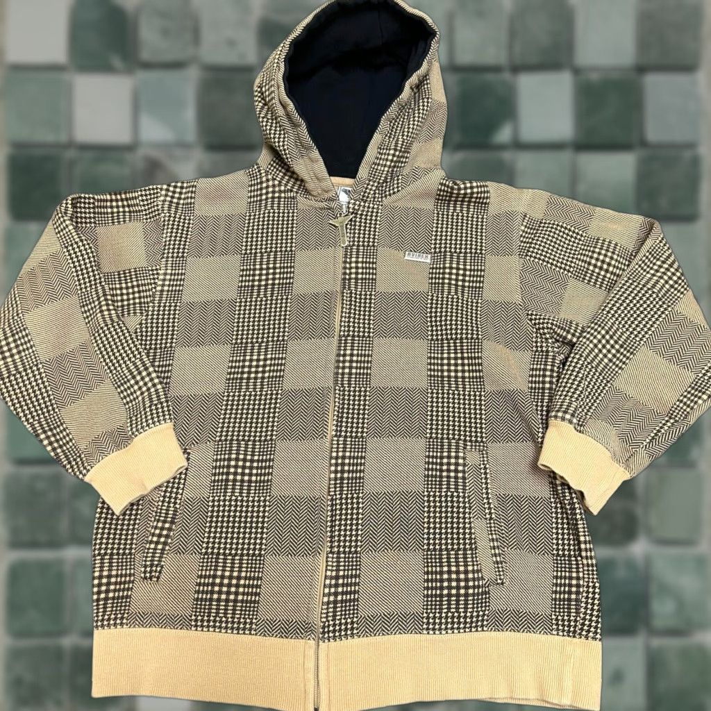 Avirex VINTAGE Avirex Men's Full Zip Hoodie Geometric Aztec 1975 Black ...
