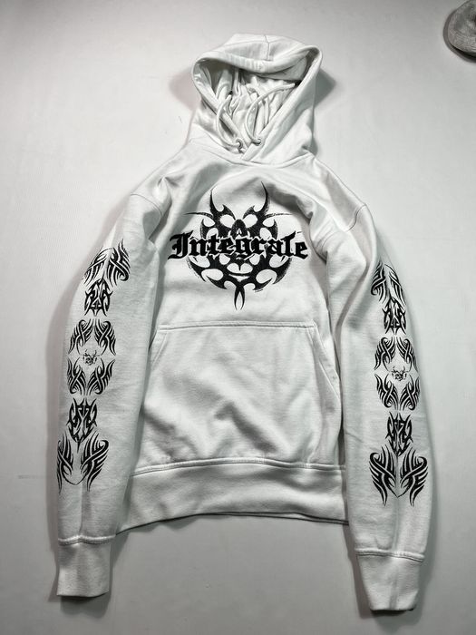 Vintage White Crazy Tribal Hoodie Y2K Dragon Affliction Swag Drip | Grailed