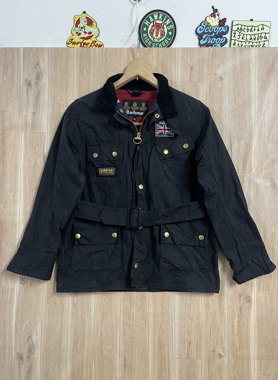 Barbour × Vintage Vintage Barbour Ladies Jacket For Cafe Racer Mods XL ...