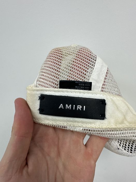 Amiri Amiri Cap Hat Paint Splatter White | Grailed