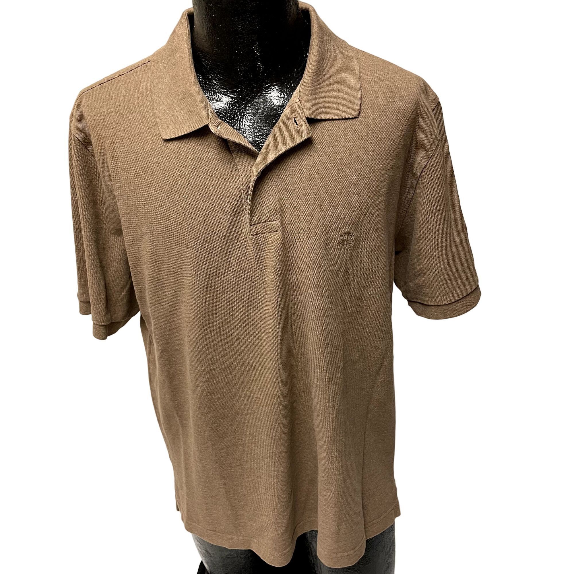 Brooks Brothers Brooks Brothers Brown Original Fit Performance Polo ...