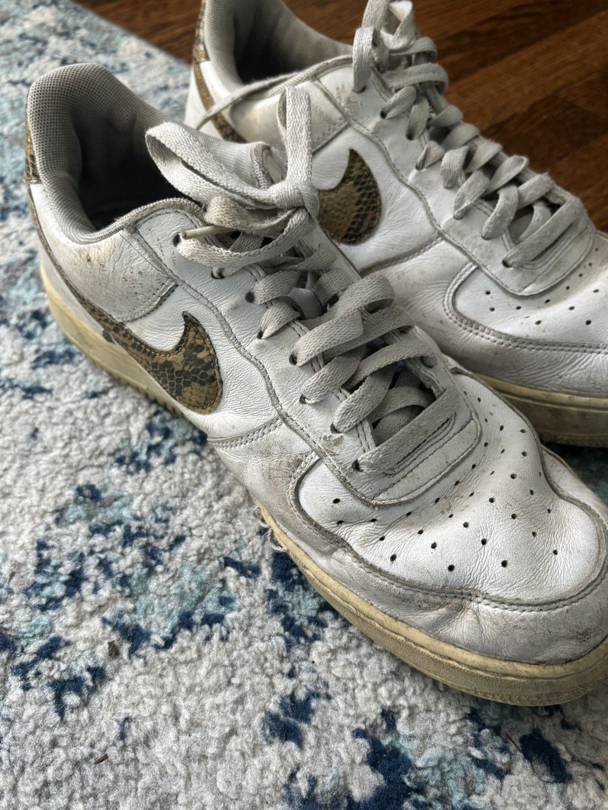 Nike Air Force 1 Low Ivory Snake | Grailed