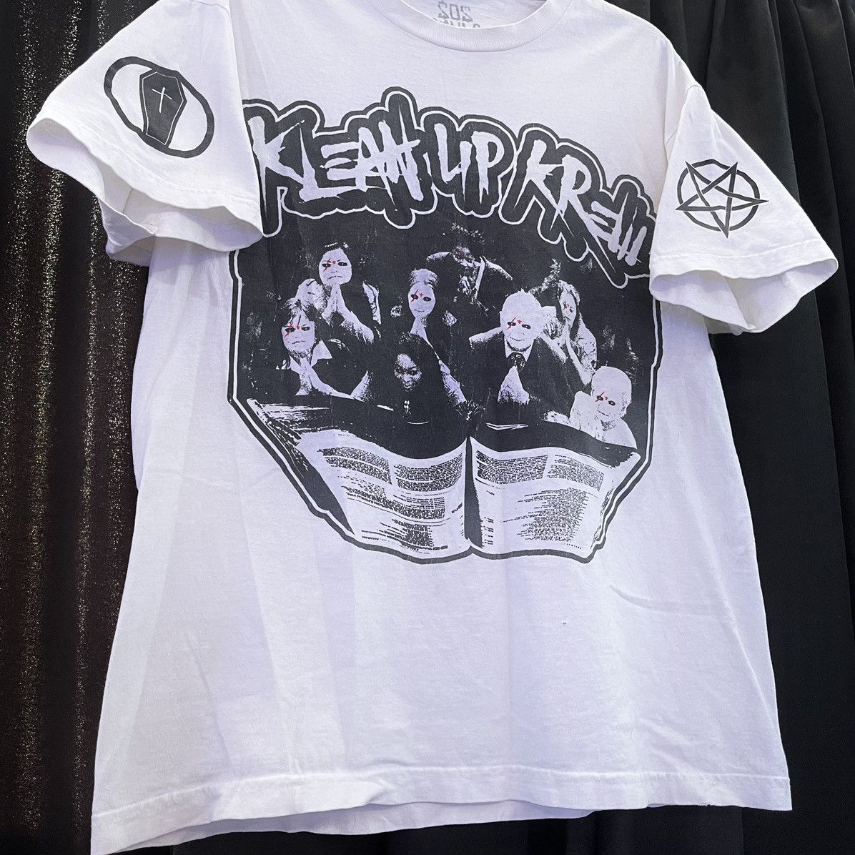 City Morgue × Missing Since Thursday “SOSMULA” ‘KLEAN UP KREW’ SHIRT 📖 ...